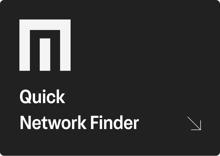 Quick Network Finder | BlockWallet
